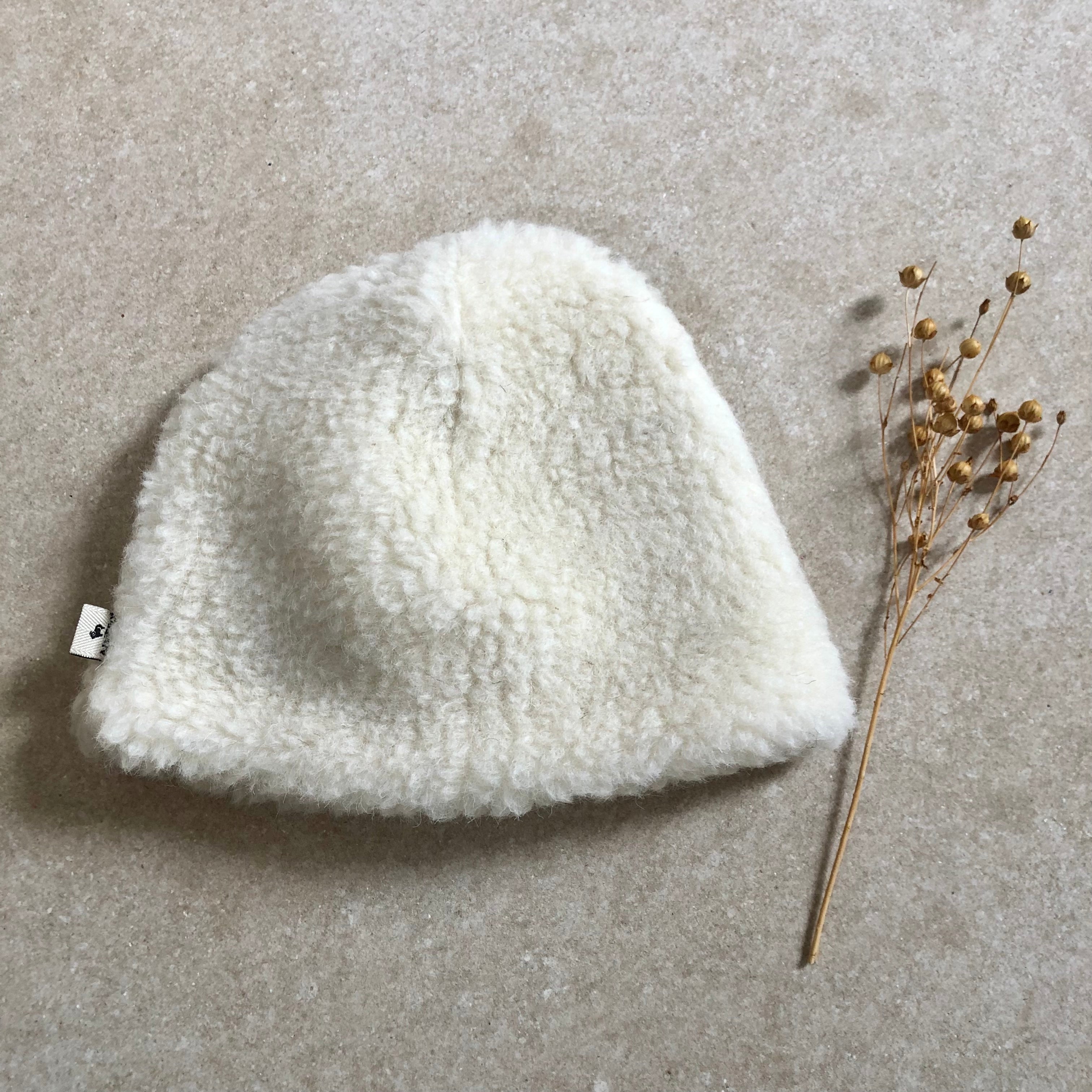 Wollen muts - Naturel – Love Neutral Store